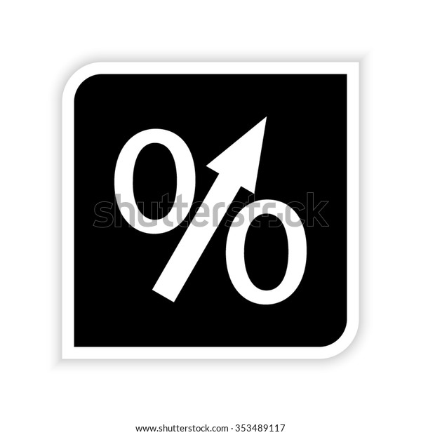 Percent White Vector Icon Stock Vector (Royalty Free) 353489117 ...