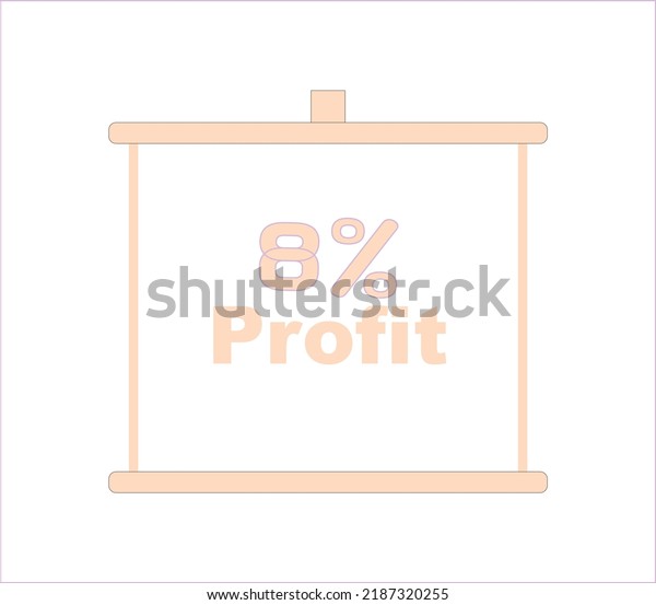 Percentage Profit Sign Label Vector Art Stock Vector (Royalty Free ...