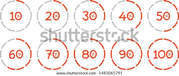 Percentile Concept Hand Drawn Percent Sketch Stock Vector (Royalty Free ...