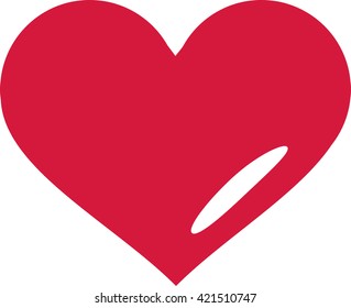 Perfect Heart Stock Vector (Royalty Free) 421510747 | Shutterstock