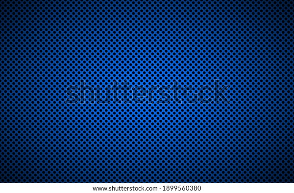 Fondo metálico azul perforado. Resumen ilustración: vector de stock ...