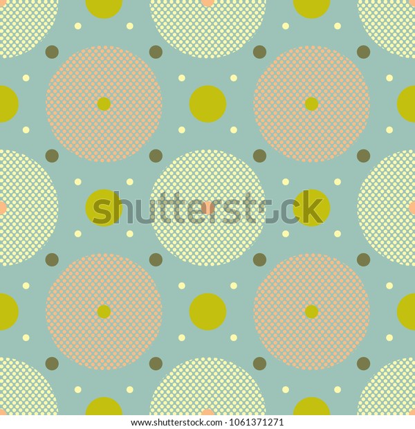 Perforated Circle Seamless Texture Modern Design Stock Vector (Royalty ...