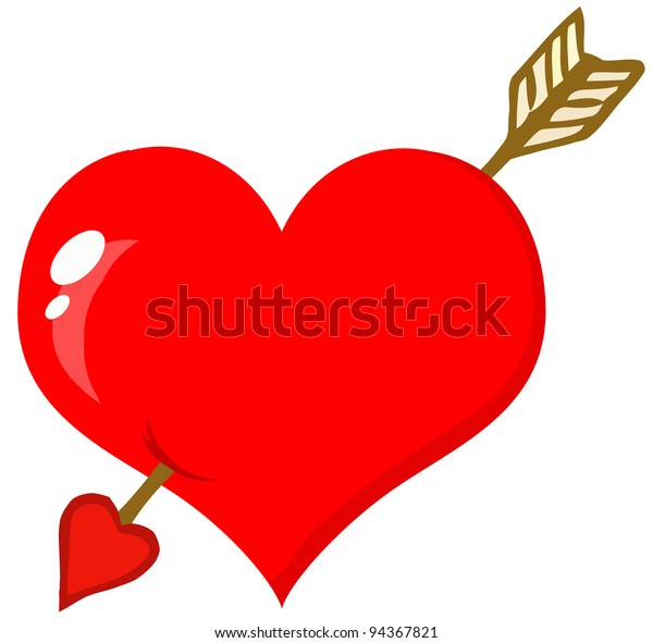 Perforated Heart Arrow Stock Vector (Royalty Free) 94367821 | Shutterstock