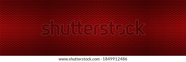 Perforated Red Metallic Header Metal Texture Stock Vector (Royalty Free ...