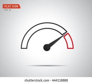 Performance Measurement Icon Vector Logo Illustration Stock Vector ...
