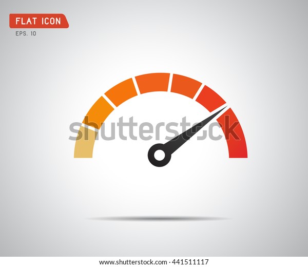 Performance Measurement Icon Vector Logo Illustration Stock Vector ...