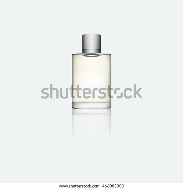 Perfume Bottle Isolated On White Photorealistic Stock Vector (Royalty ...