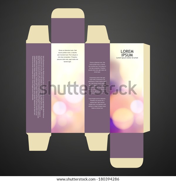 Perfume Box Design Stock Vector (Royalty Free) 180394286