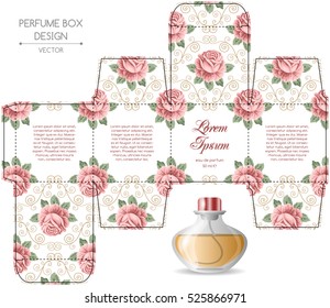 Perfume Box Design Die Cut Vector 库存矢量图（免版税）525866971 | Shutterstock