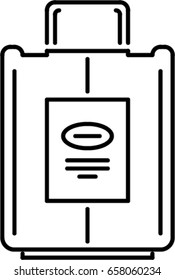 Perfume Outline Icon Stock Vector (Royalty Free) 658060234 | Shutterstock