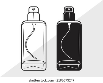 Perfume Svg Printable Vector Illustration Stock Vector (Royalty Free ...