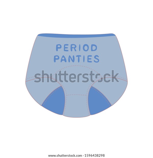 Period Panties Cute Vector Blue Panties Stock Vector (Royalty Free ...