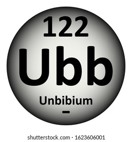 Periodic Table Element Unbinilium Icon Vector Stock Vector (Royalty ...
