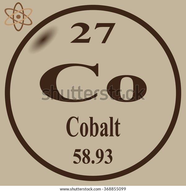 Periodic Table Elements Cobalt Stock Vector (Royalty Free) 368855099 ...
