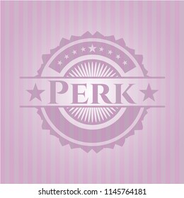 Perk Pink Emblem Stock Vector (Royalty Free) 1145764181 | Shutterstock