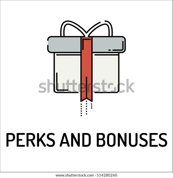 Perks Bonuses Line Icon Stock Vector (Royalty Free) 514280260