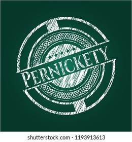Pernickety On Chalkboard Stock Vector (Royalty Free) 1193913613 ...