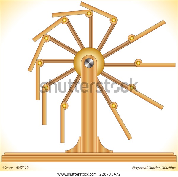 Perpetual Motion Machine Stock Vector (Royalty Free) 228795472 ...