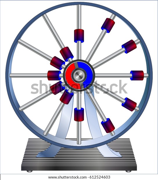 Perpetual Motion Machine Stock Vector (Royalty Free) 612524603 ...