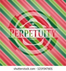 Perpetuity Christmas Emblem Background Stock Vector (Royalty Free ...