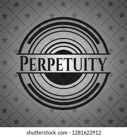Perpetuity Realistic Dark Emblem Stock Vector (Royalty Free) 1281622912 ...