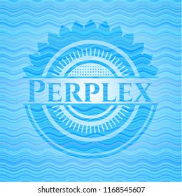 Perplex Light Blue Water Emblem Stock Vector (Royalty Free) 1168545607 ...