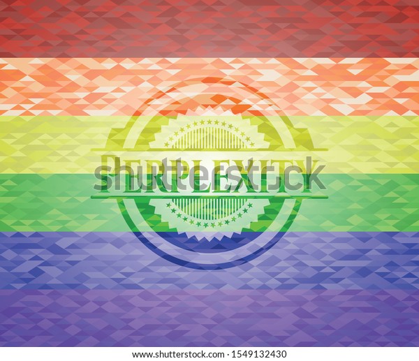 Perplexity On Mosaic Background Colors Lgbt Stock Vector (Royalty Free ...