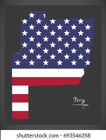 Perry County Map Alabama Usa American Stock Vector (Royalty Free ...