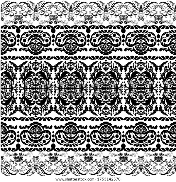 Persian Seamless Ethnic Pattern Design Vector Stock Vector (Royalty ...