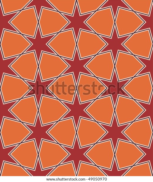 Persian Style Seamless Background Stock Vector (Royalty Free) 49050970 ...