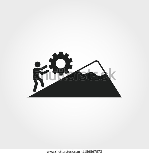 Persistence Icon Monochrome Element Illustration Persistence Stock ...