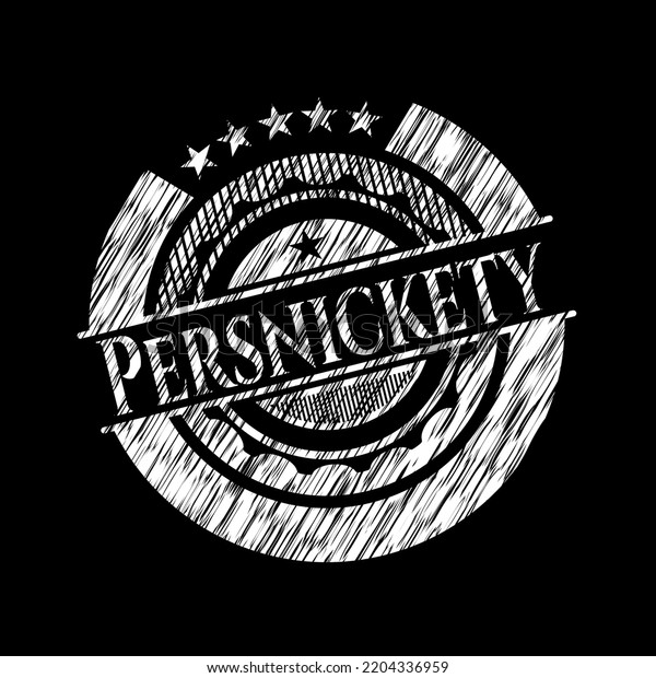 Persnickety Chalkboard Texture Vector Illustration Detailed Stock ...