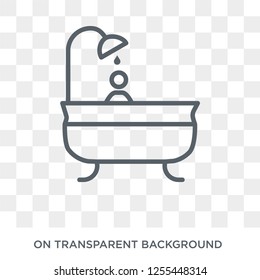 Person Bathing Icon Trendy Flat Vector Stock Vector (Royalty Free ...