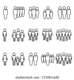 26,085 Crowd line icon Images, Stock Photos & Vectors | Shutterstock