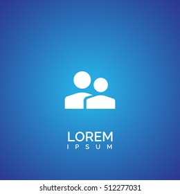 Illustration Meet People Logo Design People Stock Vector (Royalty Free ...