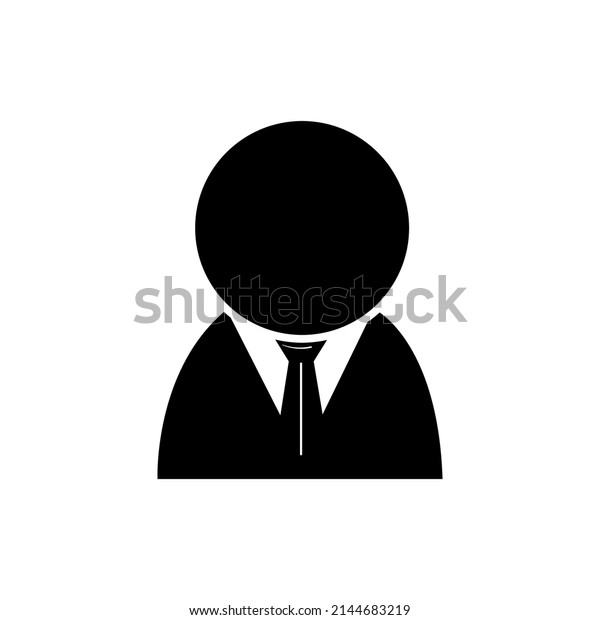 Person Icon Logo Isolated On White Stock Vector (Royalty Free ...