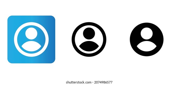 Person Icon User Icon Flat Icon Stock Vector (Royalty Free) 2074986577 | Shutterstock
