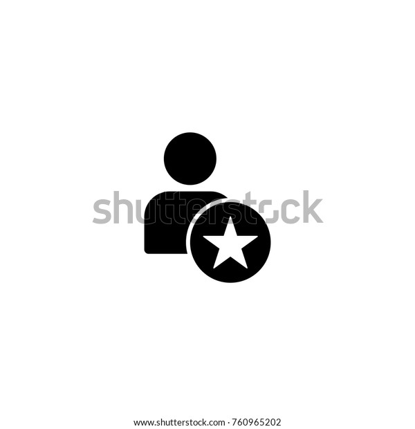 Person Icon Vector Following Account Sign Stock Vector (Royalty Free ...