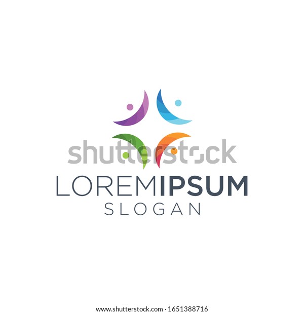 Person Logo Design Vector Graphic Stock Vector (Royalty Free ...