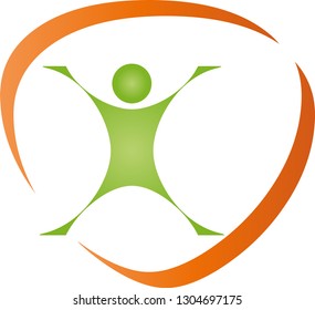 Person Motion Circle Logo Stock Vector (Royalty Free) 1304697175 ...