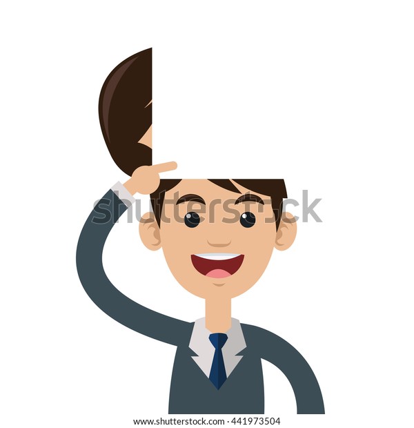 Person Open Head Stock Vector (Royalty Free) 441973504 | Shutterstock
