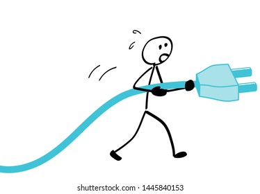 Stick Figure Relay Runners Jumping Over Stock Vector (Royalty Free ...
