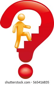 Person Questioning Icon Stock Vector (Royalty Free) 565416835 ...