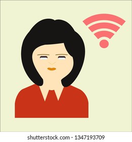 Person Signal Vector Icon Stock Vector (Royalty Free) 1347193709 ...