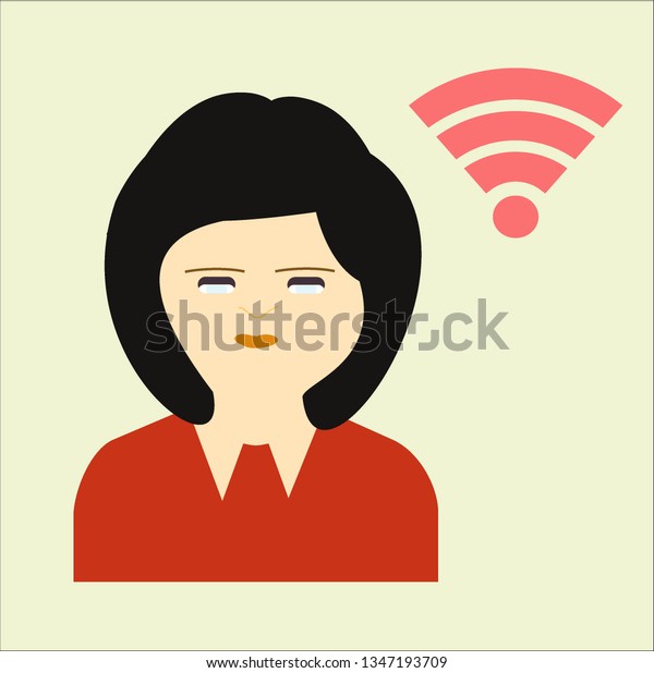 Person Signal Vector Icon Stock Vector (Royalty Free) 1347193709 ...