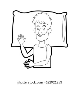 Person Sleeping Icon Image Stock Vector (Royalty Free) 622921253 ...