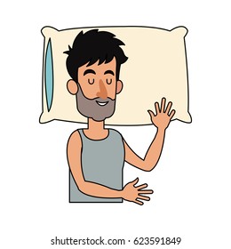 Person Sleeping Icon Image Stock Vector (Royalty Free) 623591858 ...