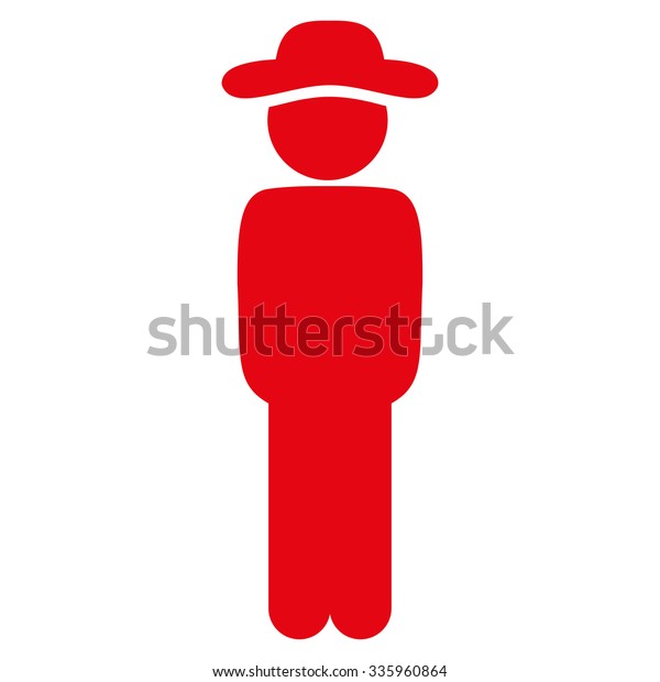Person Standing Vector Icon Style Flat Stock Vector (Royalty Free ...