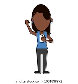 Person Using Phone Icon Image Stock Vector (Royalty Free) 746655388