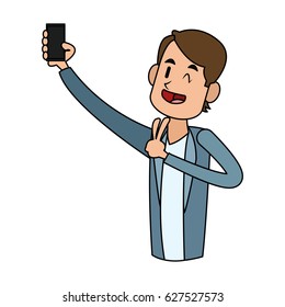 Person Using Phone Icon Image Stock Vector (Royalty Free) 627527573 ...